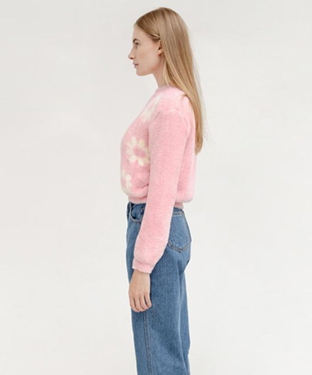 PIV'VEE Daisy Garden Sweater - Bubble Pink – Sokim Mode