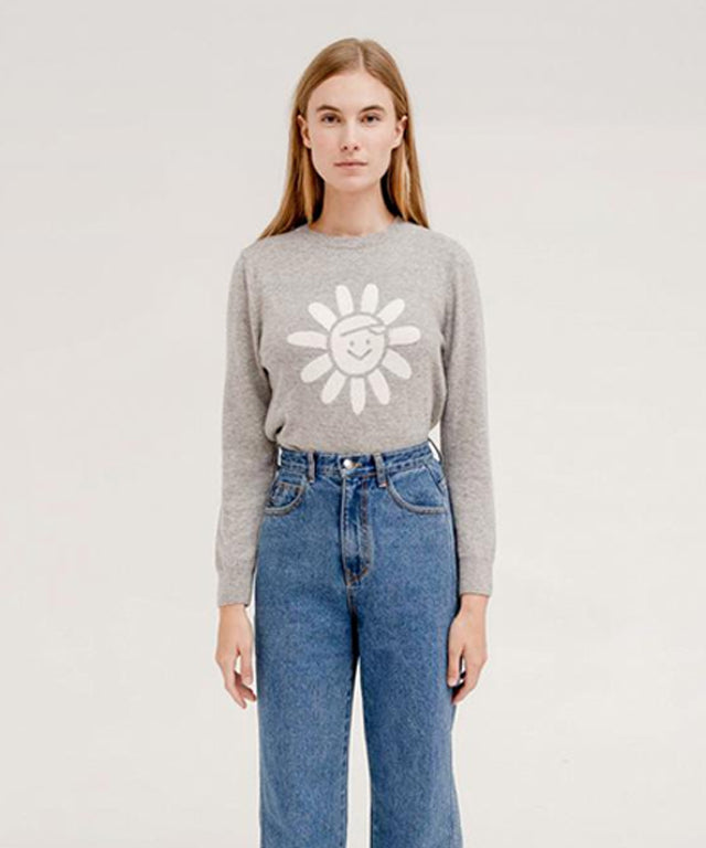 PIV'VEE Daisy Pullover - Snow Gray – Sokim Mode
